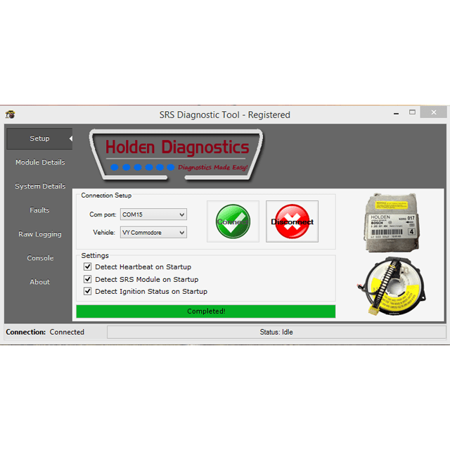 SRS Diagnostic Tool - Envyous Customs
